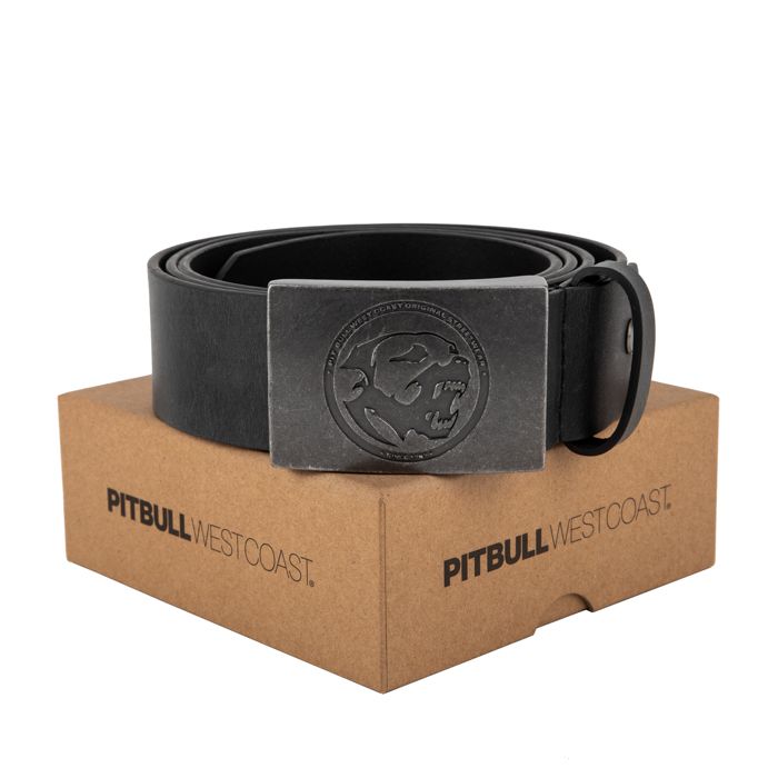 Ремень PITBULL lether belt bones black - Pitbull West Coast официальный ...